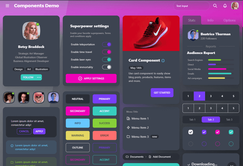 8 websites to find beautiful UI components built with TailwindCSS